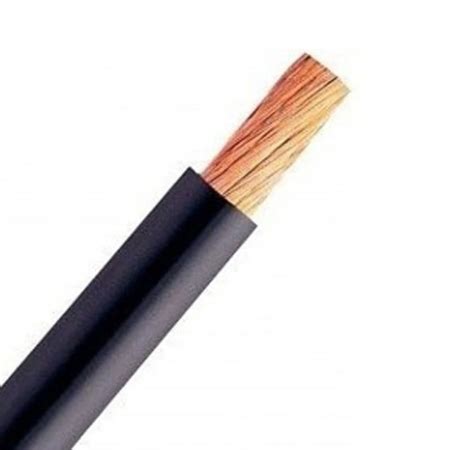 Rolo metros de cabo de solda flexível preto V mm² Sil