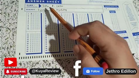 Writing And Shading To A Scantron Board Exam Kuyareview Youtube