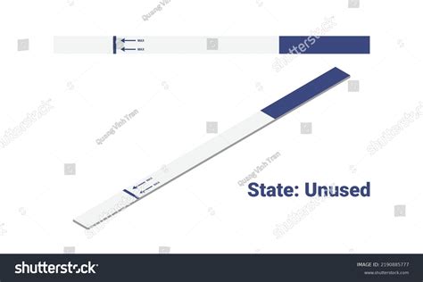 New Pregnancy Test Without Result Isometric Stock Vector Royalty Free