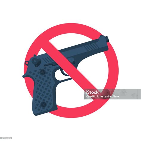 銃ではありません禁止標識警告銃を持ち込まないでください銃器の禁止 アイコンのベクターアート素材や画像を多数ご用意 アイコン