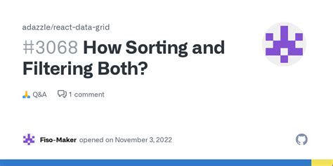 How Sorting And Filtering Both Adazzle React Data Grid Discussion GitHub
