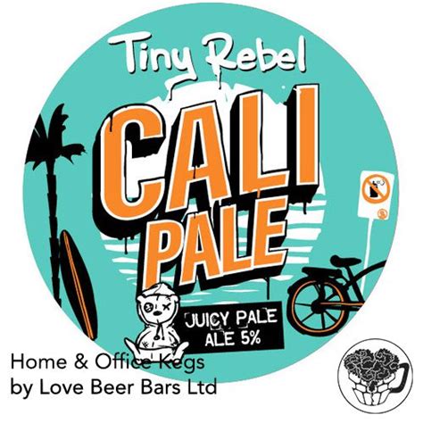 Tiny Rebel Cali Pale 50 Pale 30l Keg 53 Pints S Type Love
