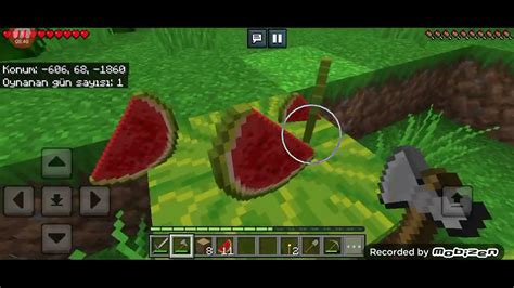 Modlu Minecraft 1 bölüm köy YouTube