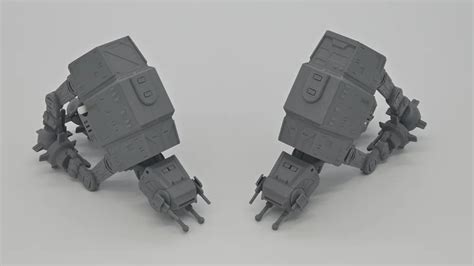 Star Wars At At Wind Up Card Kit And Non Wind Up Free 3d Print Model