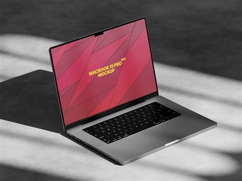 Macbook Pro Im Dark Modup Set Kostenlose Psd Vorlagen