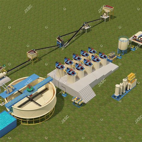 Complete Set Spodumene Ore Mining Separation Line Lithium Ore Concentrate Plant Lithium Ore