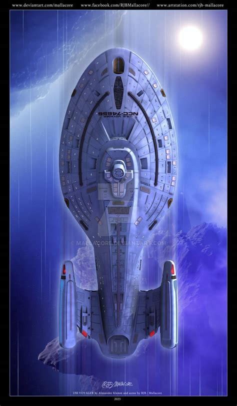 Star Trek Uss Voyager By Mallacore On Deviantart