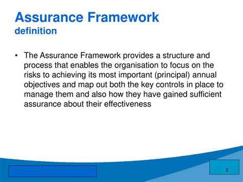 Ppt Assurance Frameworks Powerpoint Presentation Free Download Id