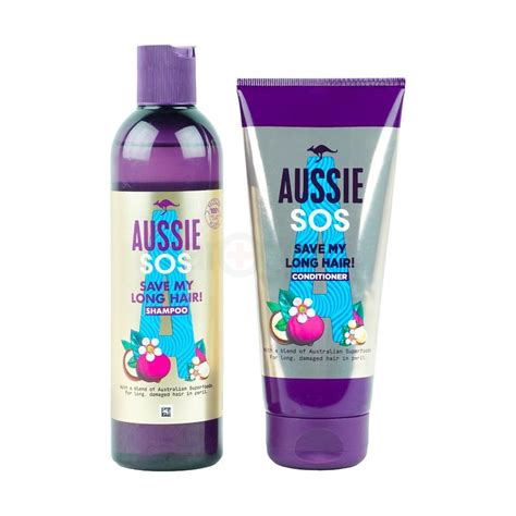 Aussie SOS Save My Long Hair Set ( Shampoo+Conditioner) - Arogga Beauty ...