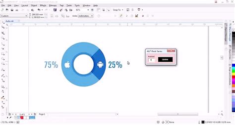 CorelDRAW Macro Auto Chart