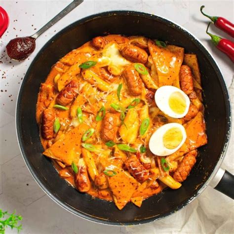 Creamy Rose Tteokbokki Recipe 로제 떡볶이 Sugaryums Tteokbokki Recipe