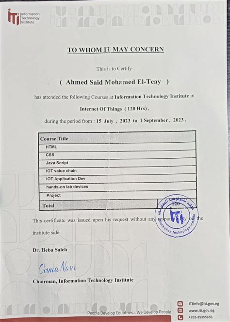 Ahmed El Teay On Linkedin Iot Informationtechnology Learning