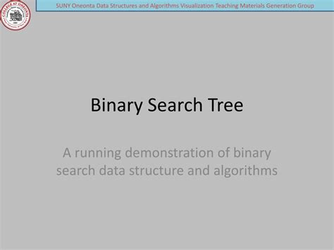 Ppt Interactive Binary Search Tree Demo Powerpoint Presentation Free