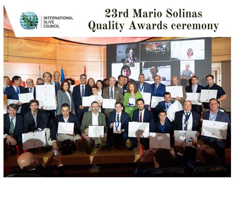 23rd Mario Solinas Quality Awards Ceremony Goya Olive Oils