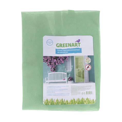 Сетка противомоскитная на магнитах, GreenArt, 220х90 см, в ассортименте ...