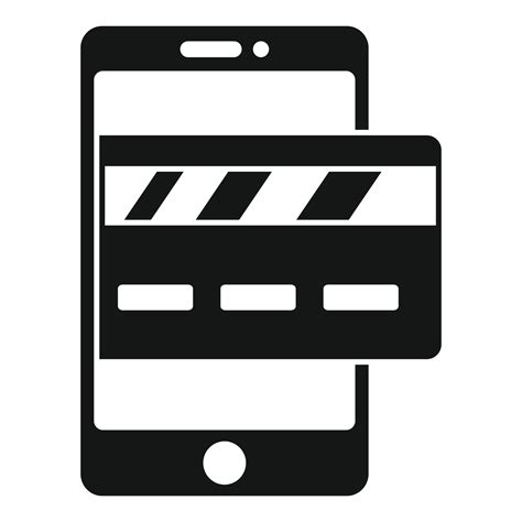 Credit Card Digital Wallet Icon Simple Style 14529024 Vector Art At