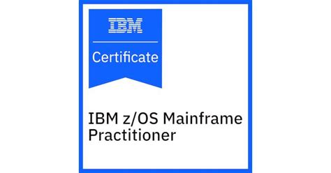 Marques Bryant On Linkedin Ibm Z Os Mainframe Practitioner Was Issued