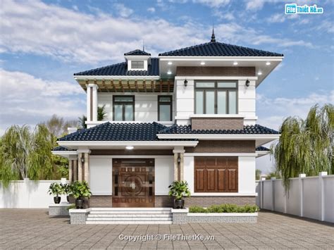 Top 50 mẫu bản vẽ cad nhà mái nhật đẹp nhất