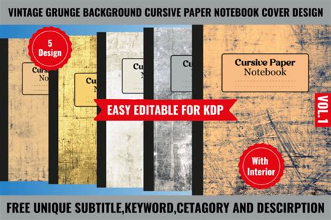 Vintage Grunge Background Cursive Paper Graphic By