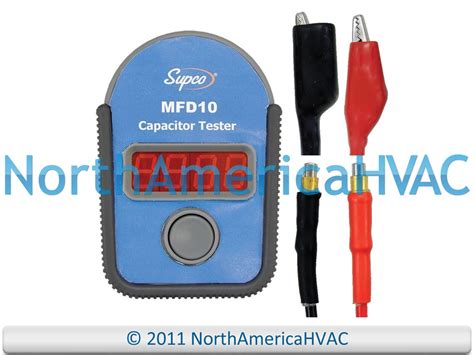 Digital Capacitor Tester Supco Mfd10 Led Display 12 Leads 01 To 10 000 North America Hvac