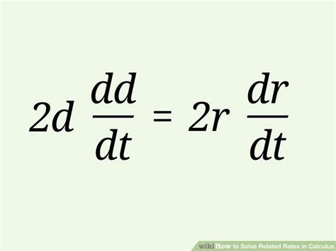 How To Solve Related Rates In Calculus With Pictures Wikihow