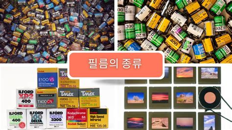 필름사진입문 30 필름의 종류 Youtube