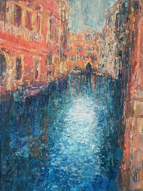 Palette Knife Painting I Did Of Venice R Italy