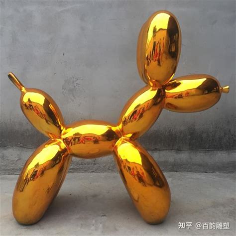 不锈钢狗雕塑气球狗雕塑狗主题雕塑 知乎
