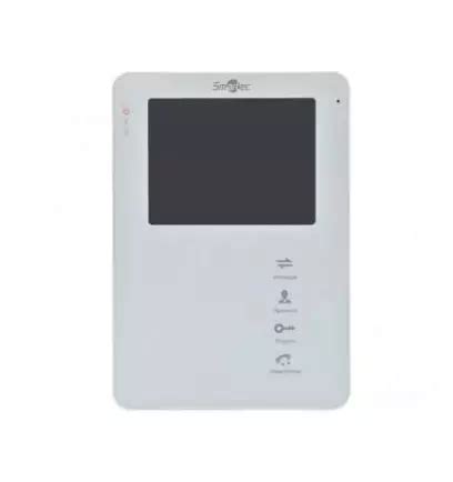 Smartec ST-MS204M-WT 4" монитор цветного CVBS домофона с сенсорными ...