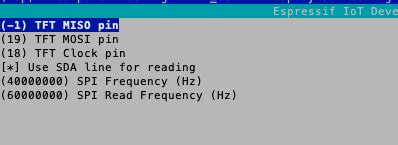 How To Setup Configure TFT ESPI With Esp Idf Bodmer TFT ESPI Discussion GitHub