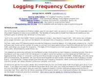Build A Logging Frequency Counter The DXZone