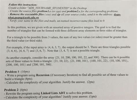 Solved I Have Some Exercises About Algorithms Data Chegg