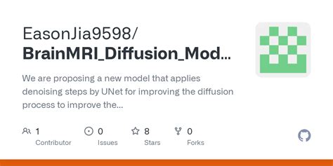 Brainmri Diffusion Model Main 1 Ipynb At Main · Easonjia9598 Brainmri Diffusion Model · Github