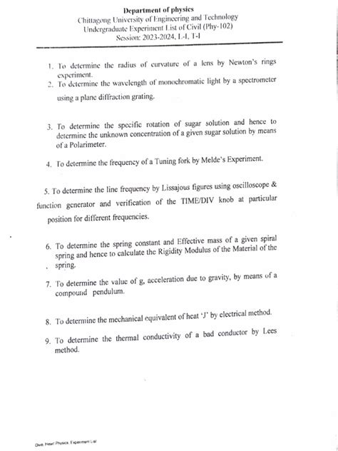 Physics Lab Pdf