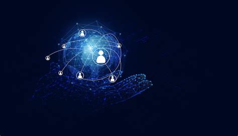 Premium Vector Abstract Hand Technology Communication Borderless Internet 5g Internet Of