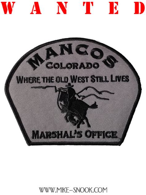 Mike Snooks Police Patch Collection Known Wanted Patches