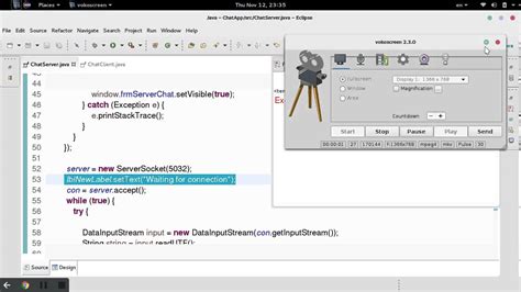 81 Java Swing Gui Chat Application كورسات بالعربي