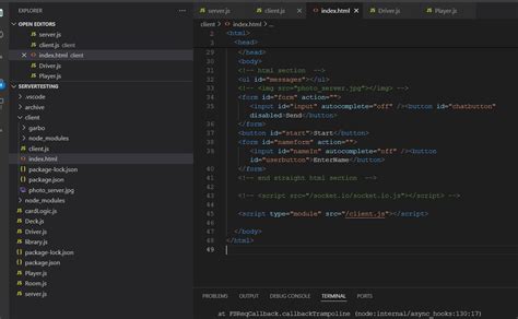 Javascript Server Html Not Loading Js Client Script Express Html Stack Overflow