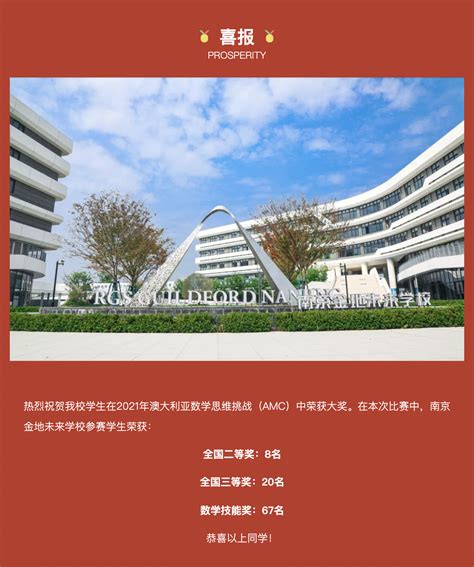 喜报｜我校学子斩获amc数学思维挑战赛全国二、三等奖 校园新闻 南京金地未来学校