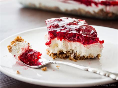 In A Far Away Kitchen Raspberry Pretzel Cheesecake