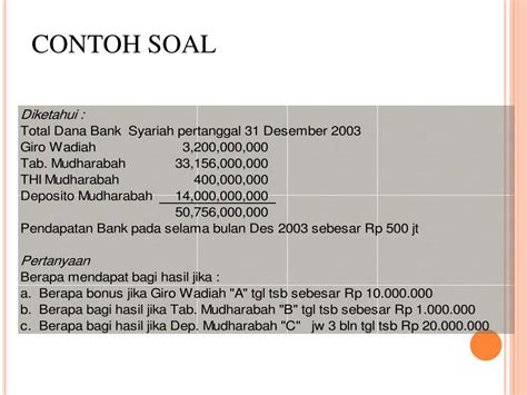 PPT Prinsip Bagi Hasil Penghimpunan Dana Bank Syariah PowerPoint Presentation ID 2880364