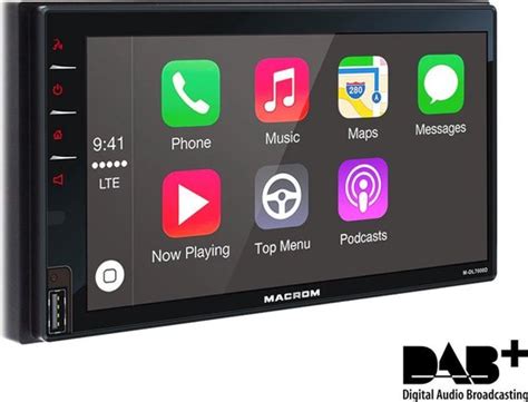 Autoradio Carplay DIN Autoradio Apple Carplay Androidauto DAB DAB Bol