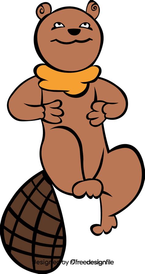 Cute Beaver Clipart Free Download
