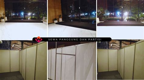 Sewa Partisi R8 Dan Panggung Cibis Park Jakarta