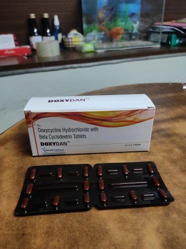 Doxycycline Hydrochloride Beta Cyclodextrin Tablet Strength 100mg At Rs 185 Box In Ujjain