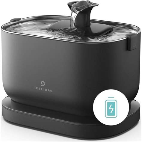 PETLIBRO Fontaine A Eau Chat Sans Fil Avec Capteur De Mouvement 2 5L
