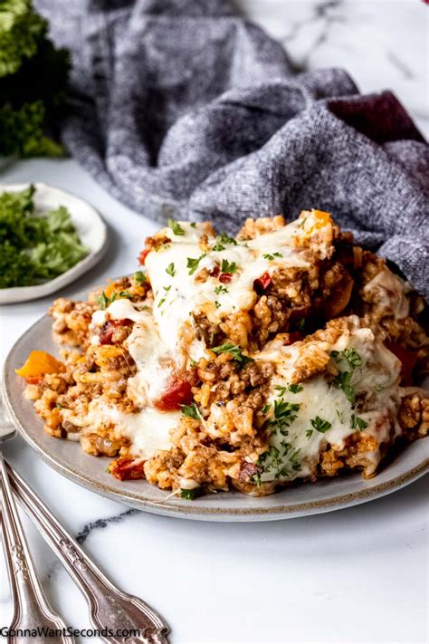 Stuffed Pepper Casserole Gonna Want Seconds