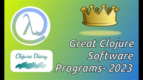 Great Clojure Software Programs 2023 YouTube