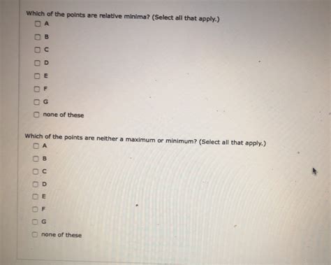 Solved Decide Whether Each Labeled Point Is An Absolute