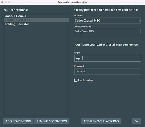 How To Connect To The Trading Simulator Bookmap Knowledge Base